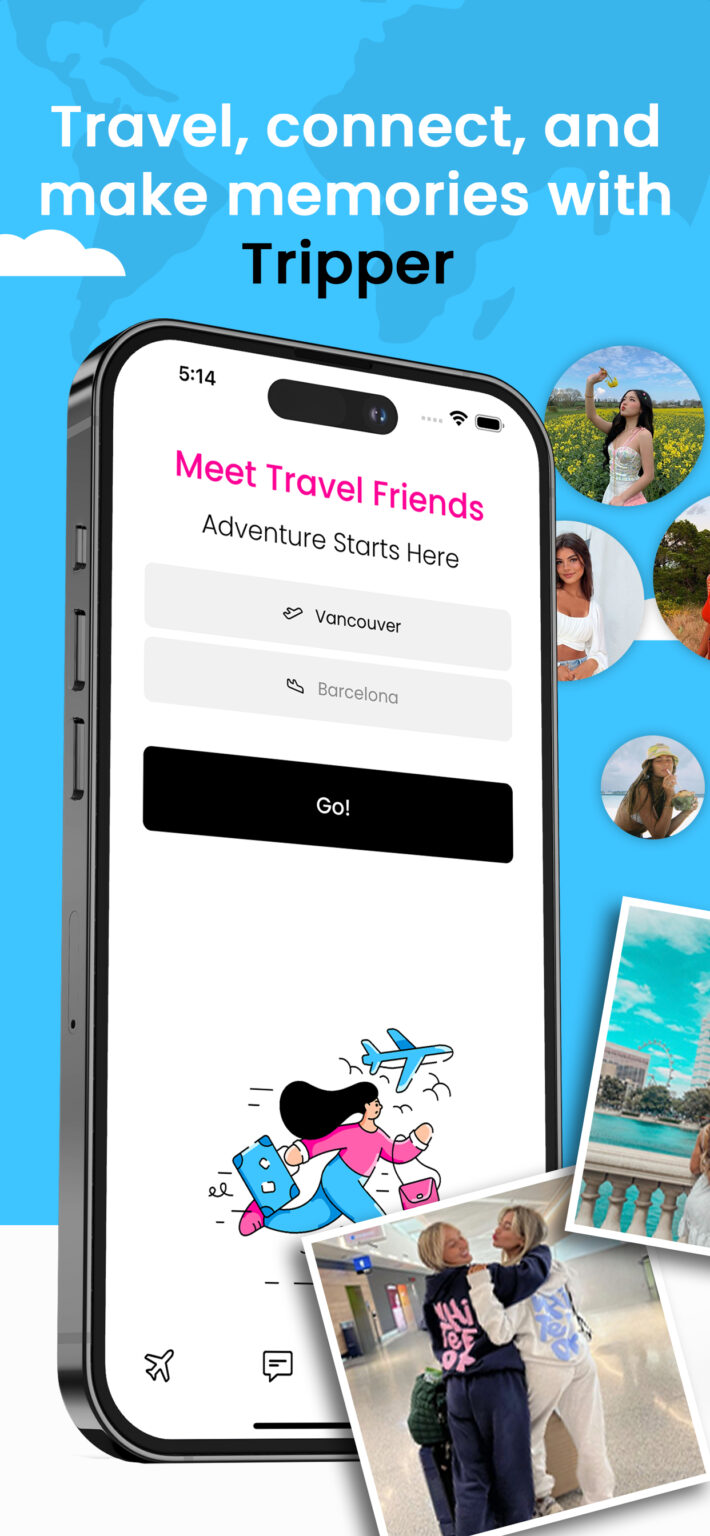 Tripper – Travel mate finder